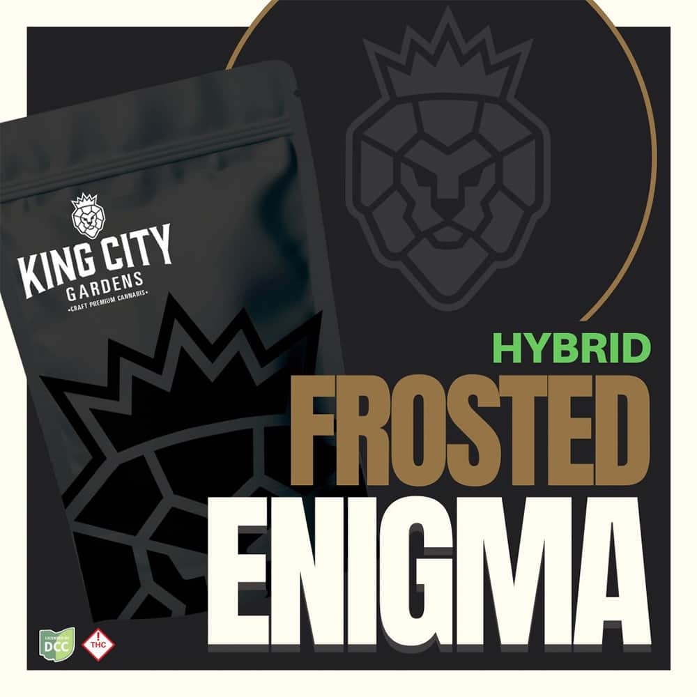 Frosted Enigma - 14.15g Whole Buds - Hybrid | King City Gardens | Bloom