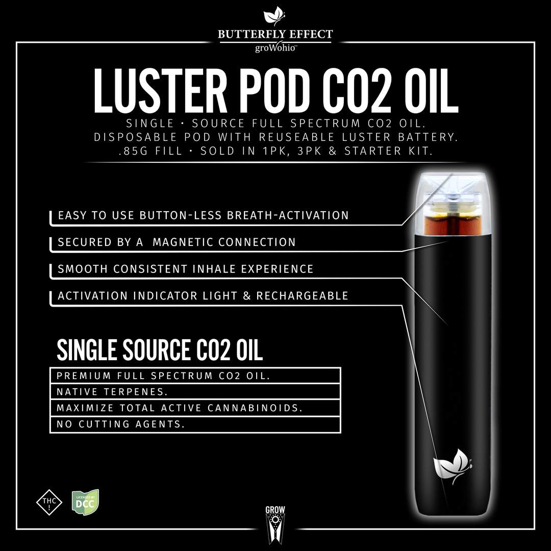 Grmpz - 0.85g Distillate Luster Pod - Hybrid | Butterfly Effect | Bloom
